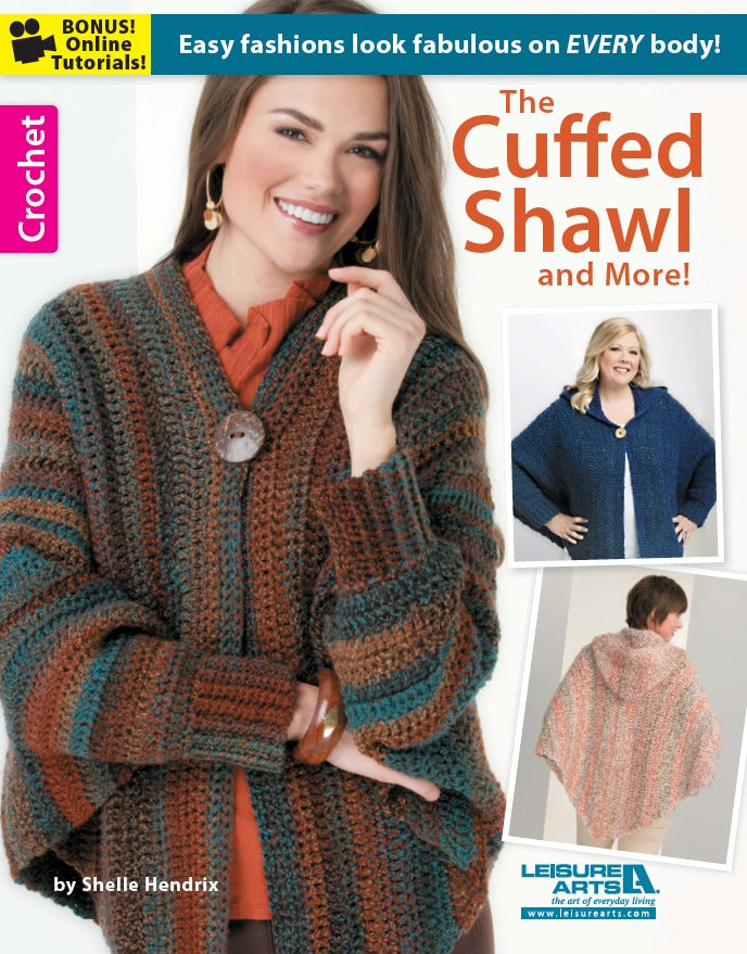 "The Cuffed Shawl & More" Crochet Pattern Book – Needles 'n Pins Yarn ...