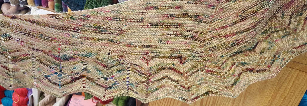 Moab Shawl – Needles 'n Pins Yarn Shoppe