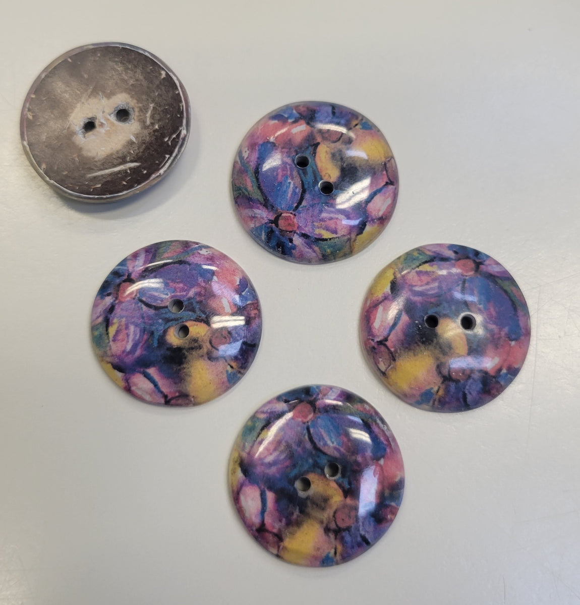 Paper/Coconut Buttons – Needles 'n Pins Yarn Shoppe