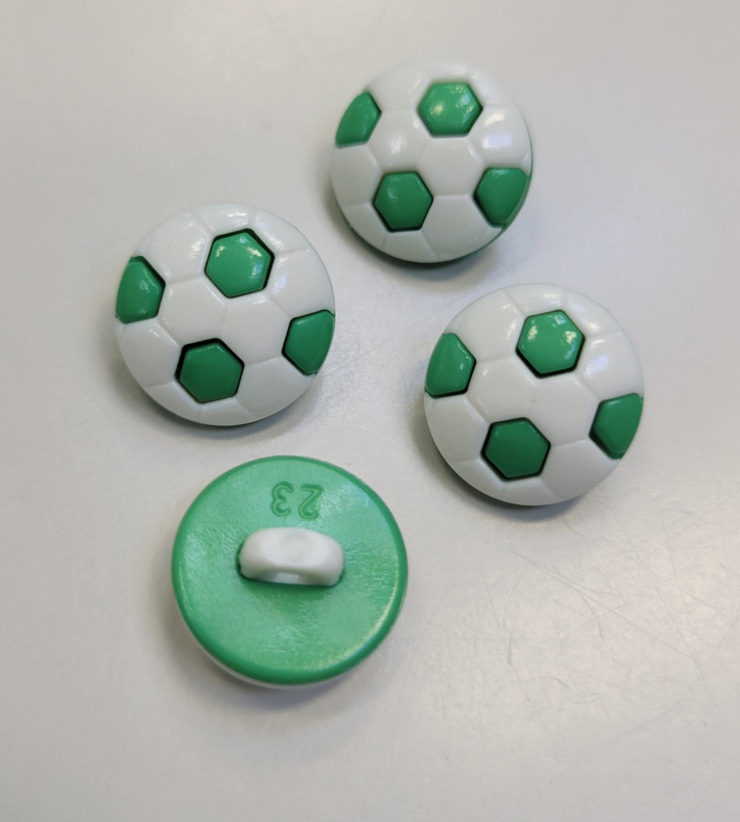 Soccer Ball Button – Needles 'n Pins Yarn Shoppe