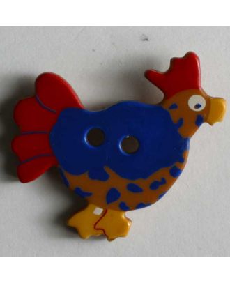 Rooster Button – Needles 'n Pins Yarn Shoppe