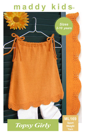 #ML169-Topsy Girl Pattern – Needles 'n Pins Yarn Shoppe